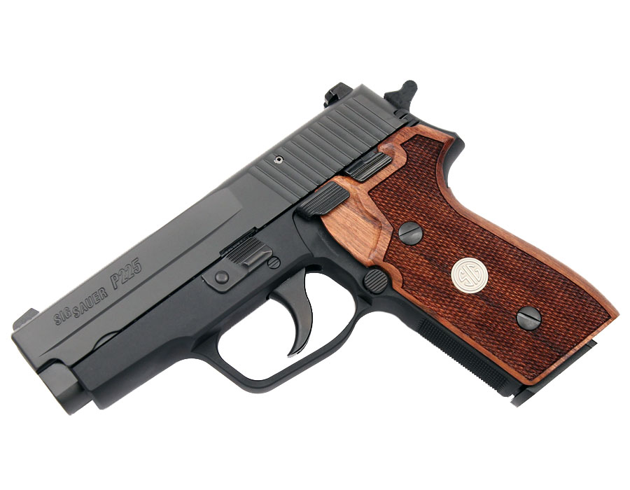 Sig Sauer P225A 9mm, SigLite Night Sights, DA/SA - Wood Grips - Top Gun ...