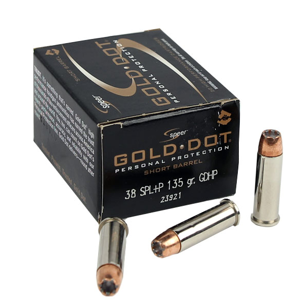 Speer Gold Dot .38 Special +P 135 GR. GDHP - 20RD - Top Gun Supply