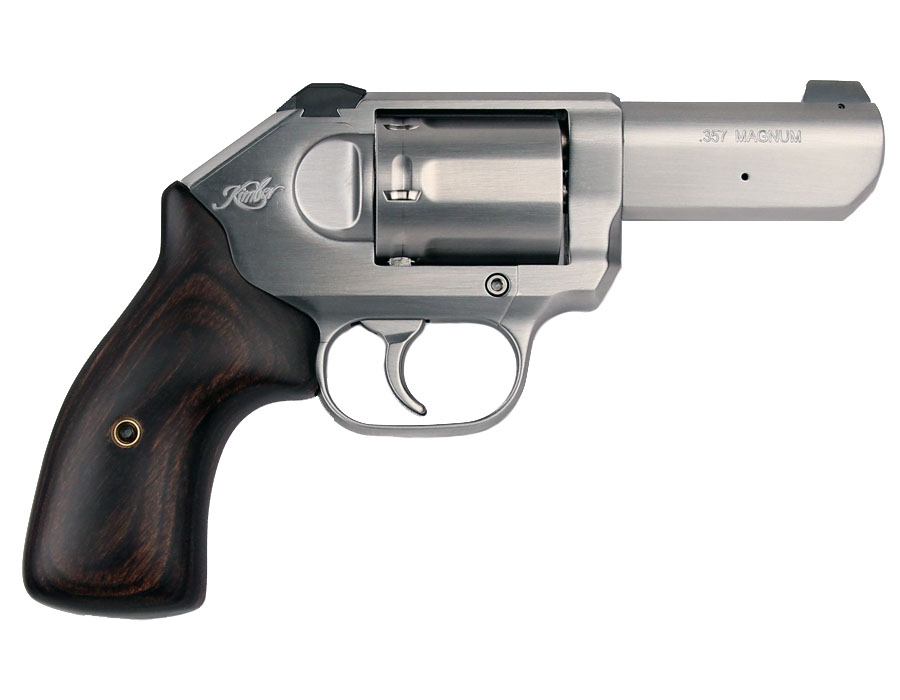 Kimber K6S Stainless Revolver .357 Magnum - 3" - Wood Grips - Top Gun ...
