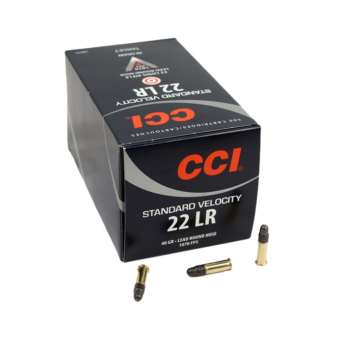 CCI Standard Velocity .22LR 40GR LRN - 500RD - Top Gun Supply