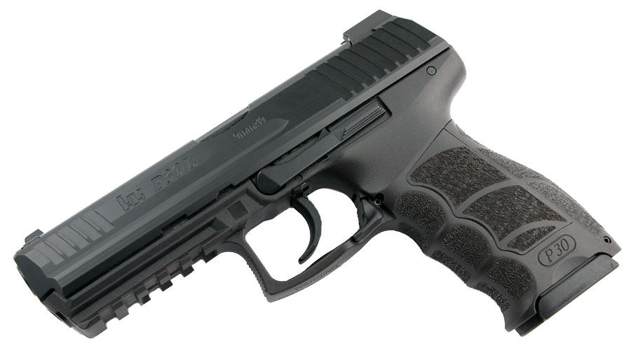 H&K P30L Long Slide 9mm, Light LEM, Night Sights, V1, 3 Mags - Top Gun Supply