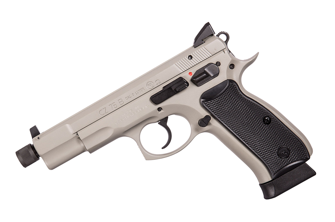 CZ-75B Omega Urban Grey Suppressor Ready, Night Sights, 9mm - Top Gun ...