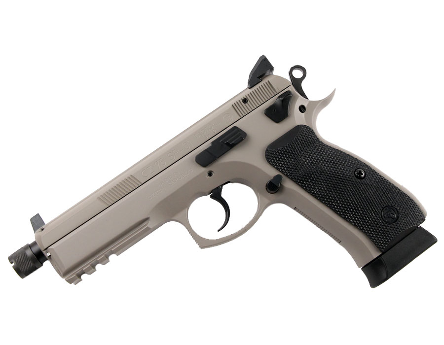 CZ 75 SP-01 Tactical, Urban Grey, Suppressor Ready, Night Sights, 9mm ...