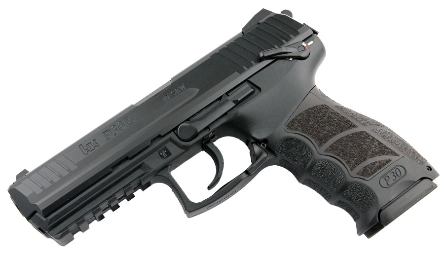 H&K P30LS Long Slide .40S&W, DA/SA, fixed sights, V3 -Top Gun Supply ...