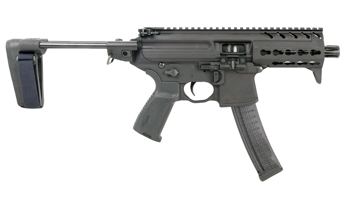 Sig Sauer MPX PDW Pistol W/Stabilizing Brace, Keymod, 9mm - Top Gun Supply