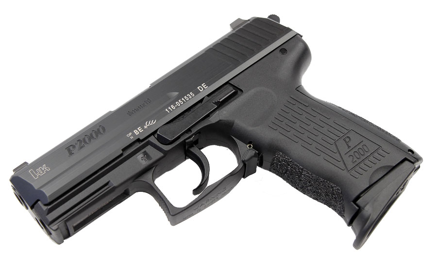 H&K P2000 9mm, DA/SA, V3, Night Sights, 3 Mags - Top Gun Supply