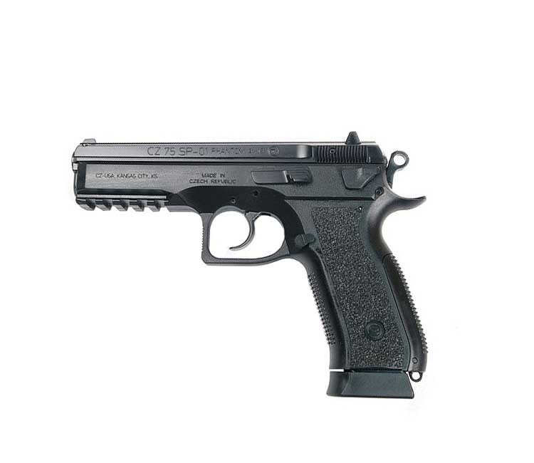 CZ-75 SP-01 Phantom, Fixed Sights, 9mm - Top Gun Supply