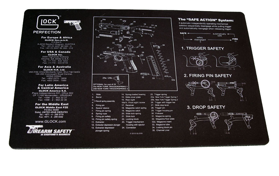 Glock Armorer's Bench Mat - Top Gun Supply