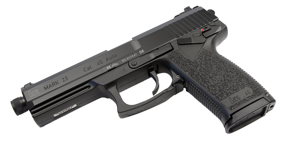 H&K MK23 .45ACP, DA/SA, Fixed Sights - Top Gun Supply