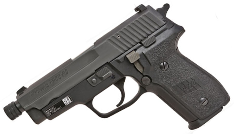 Sig Sauer M11-A1 9mm, Nitron, SigLite Night Sights, DA/SA - THREADED BARREL - Top Gun Supply