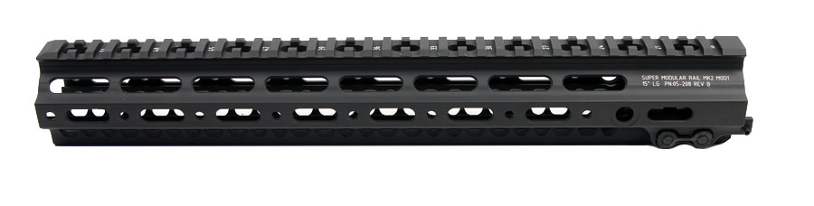 Geissele SMR MK2 Rail MOD 1 - 15" - BLK - Top Gun Supply