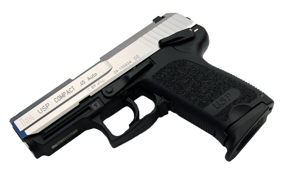 H&K USP Compact .45ACP, DA/SA, Standard Sights - Two-Tone - Top Gun Supply